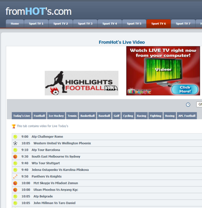 テニスを海外の無料ネット中継で見てみた